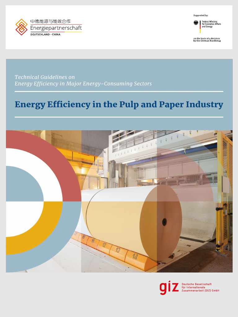 Technical Guideline Energy Efficiency Pulp and Paper en | PDF | Efficient Energy Use | Energy ...