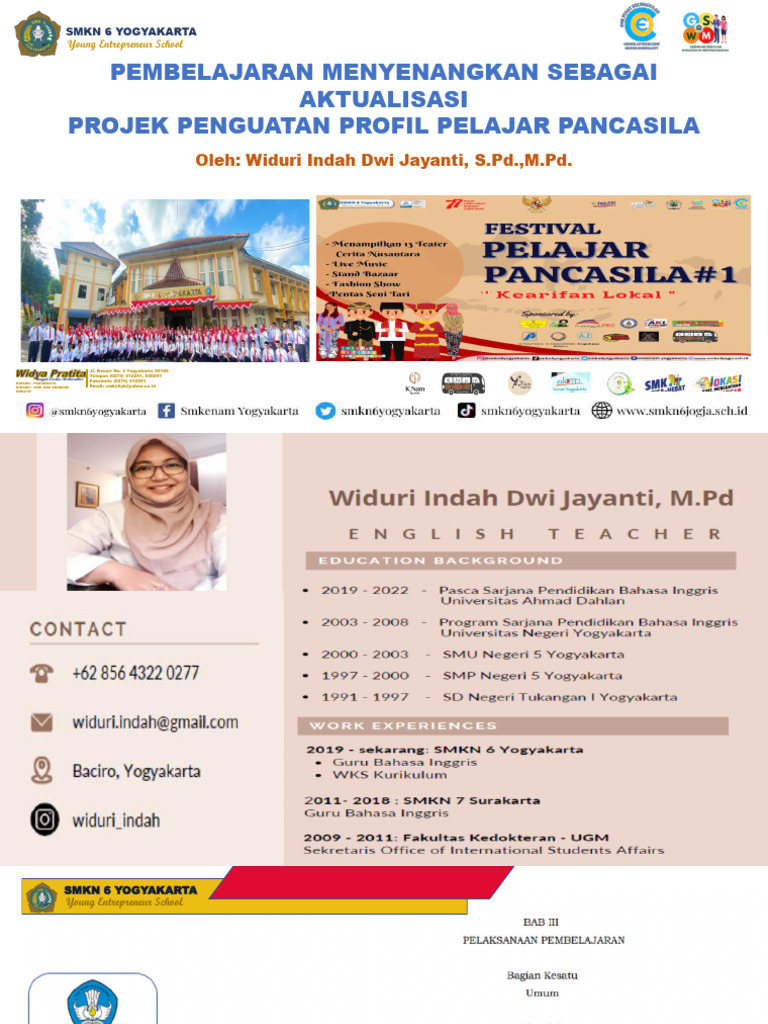 Aktualisasi P5 KNAM - Widuri - Rev01 | PDF