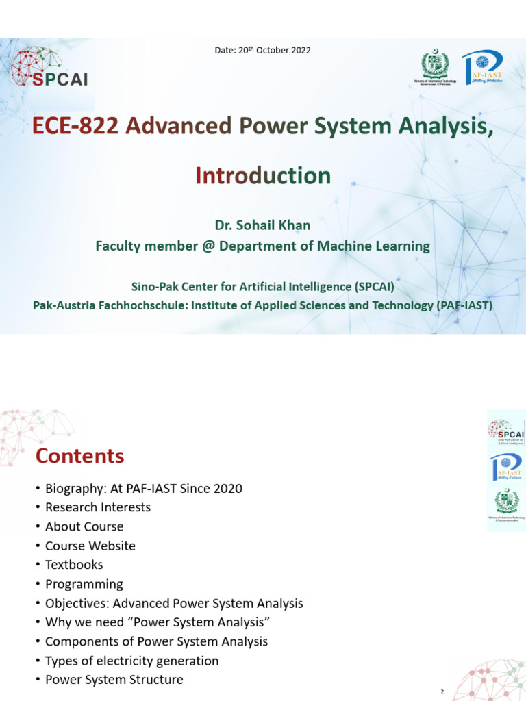 Lec 1 | PDF | Electric Power Transmission | Electricity Generation