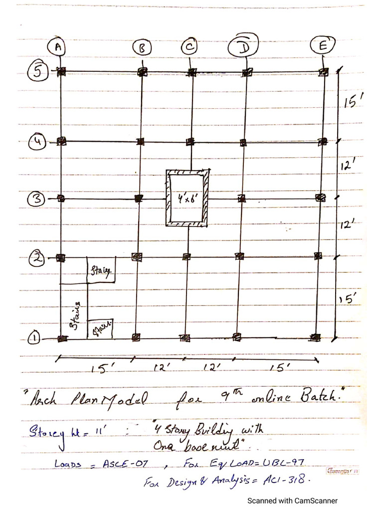 Layout For Etabs Model | PDF