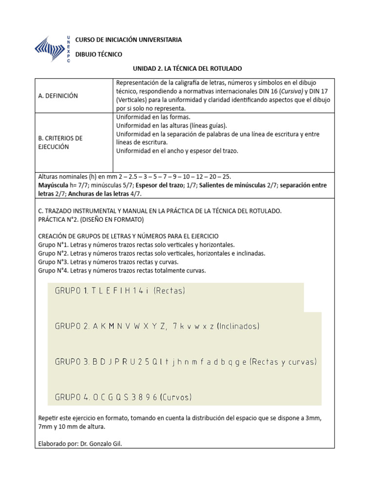 Unidad 2 Rotulado | PDF