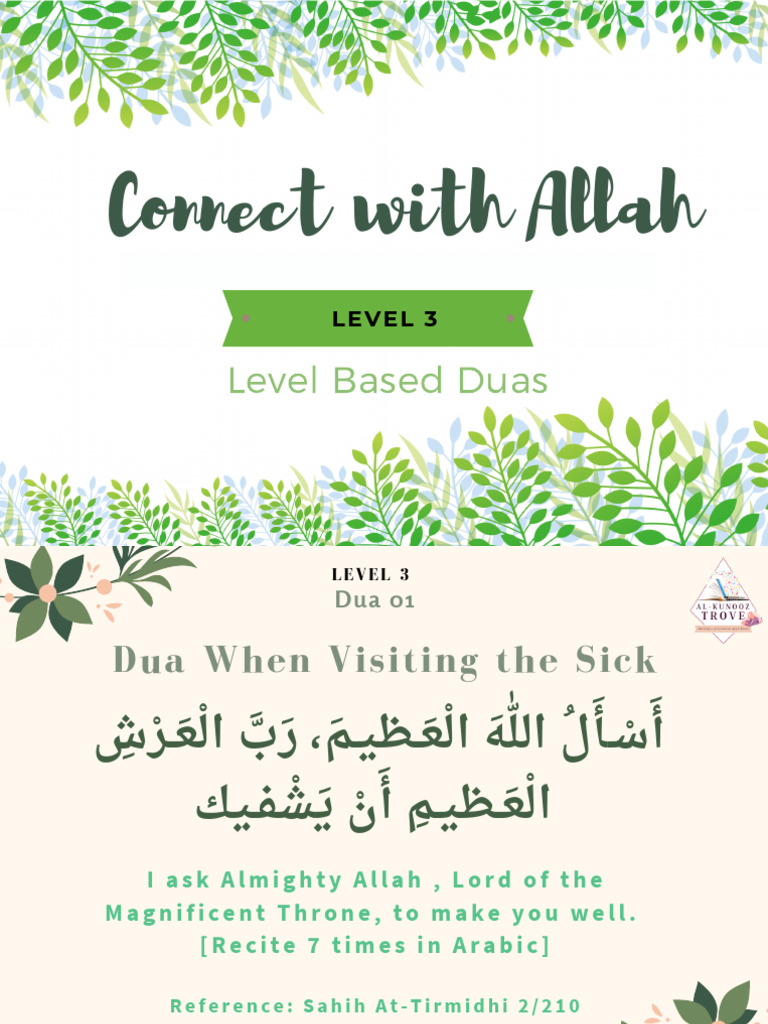 Connect With Allah - Level 3 Duas | PDF | Forgiveness | God In Islam