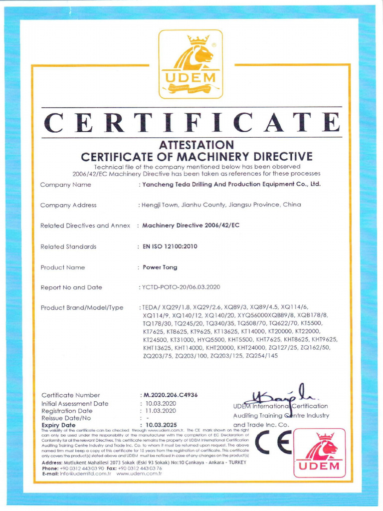 CE Certificate | PDF