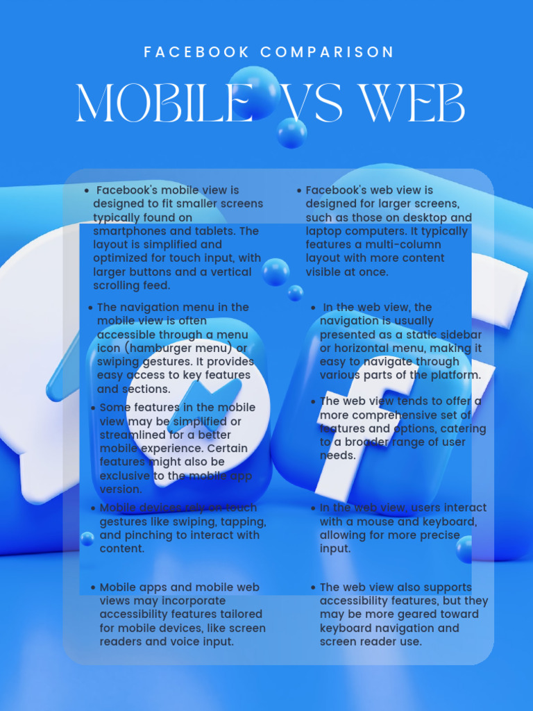 Application Web Vs Mobile View Pdf