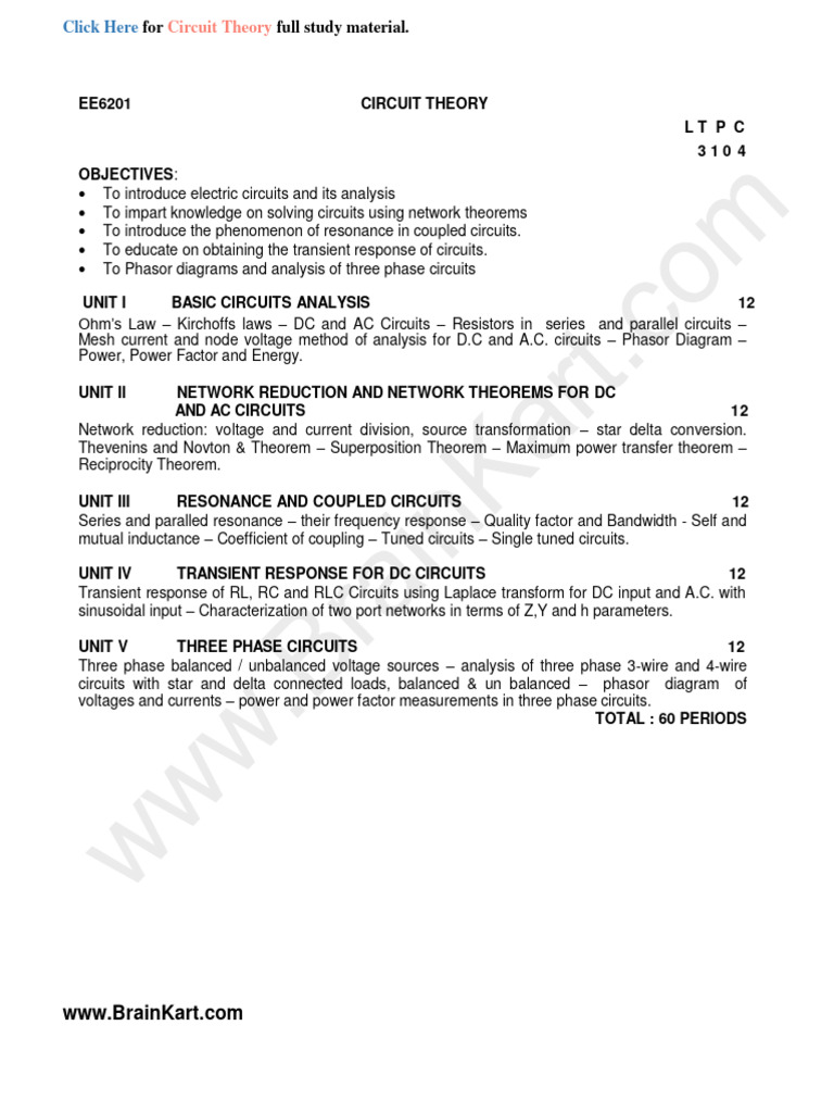 273 - EE6201 Circuit Theory - Anna University 2013 Regulation Syllabus ...