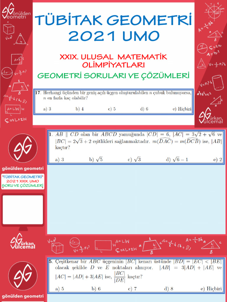 2021 Umo Geometri̇ | PDF
