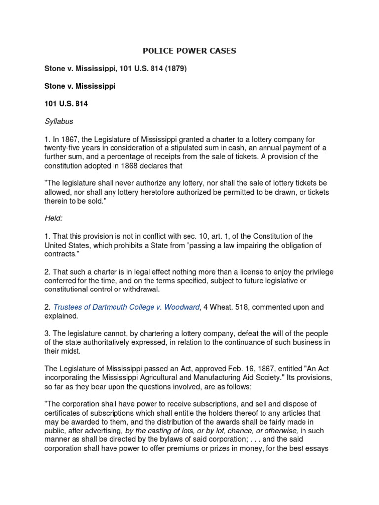 Bill of Rights CASES | PDF | Equal Protection Clause | Due Process