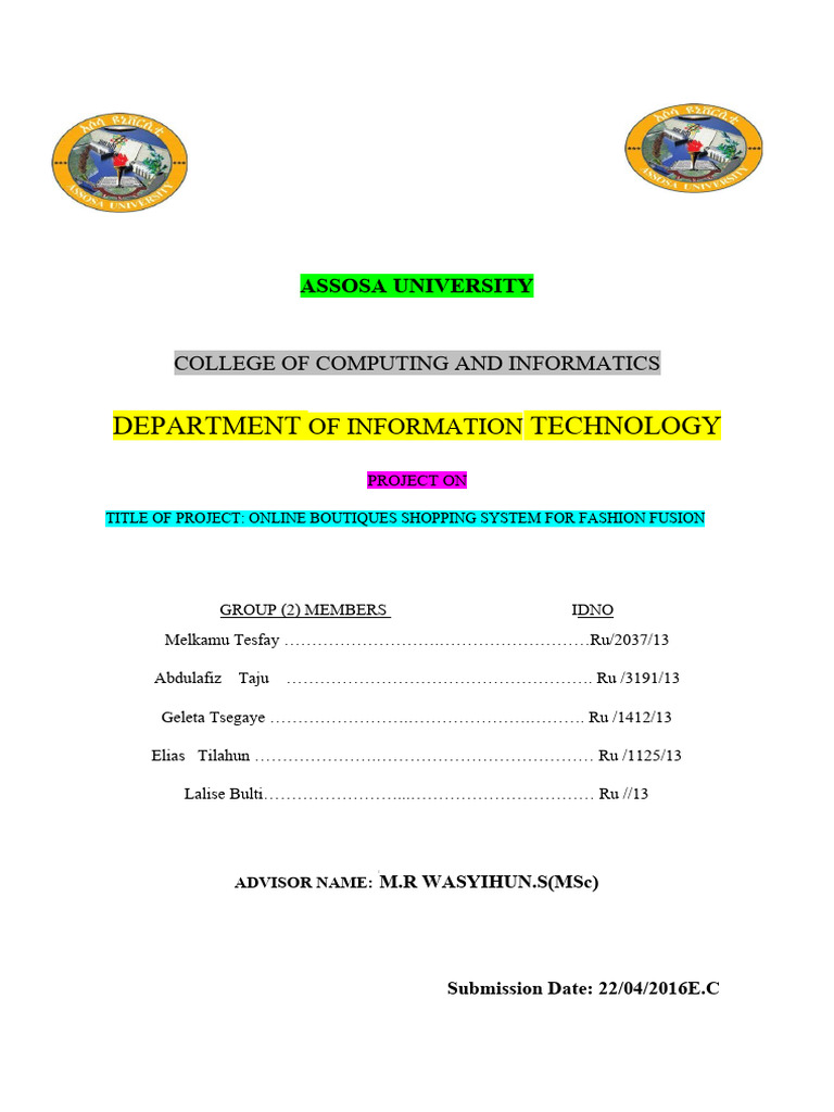 Department Technology: of Information | PDF
