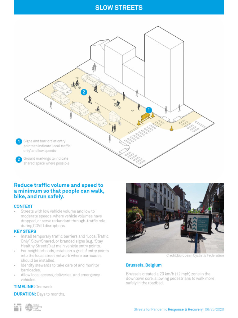 Slow-Streets | PDF | Traffic | Road Infrastructure