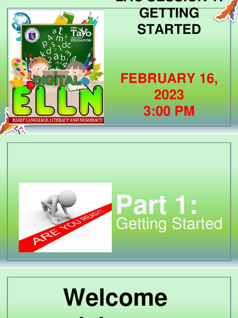 Elln 1 | PDF | Learning | Literacy