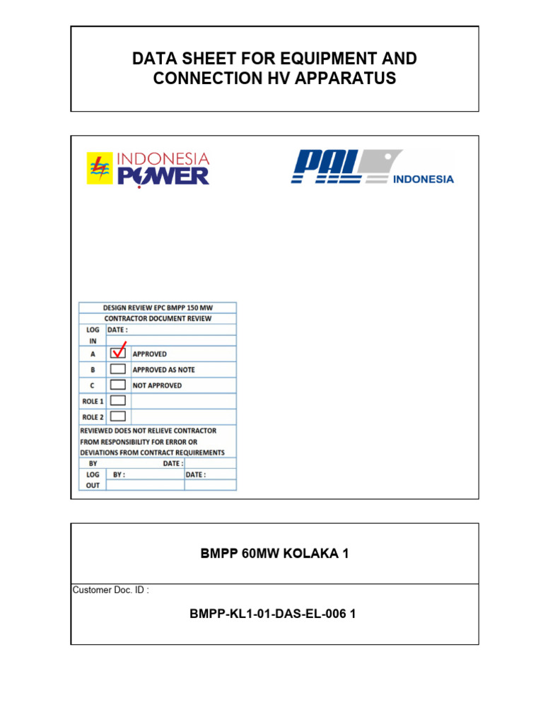 BMPP-KL1-01-DAS-EL-006-Rev.1-Datasheet CSE | PDF | Insulator ...