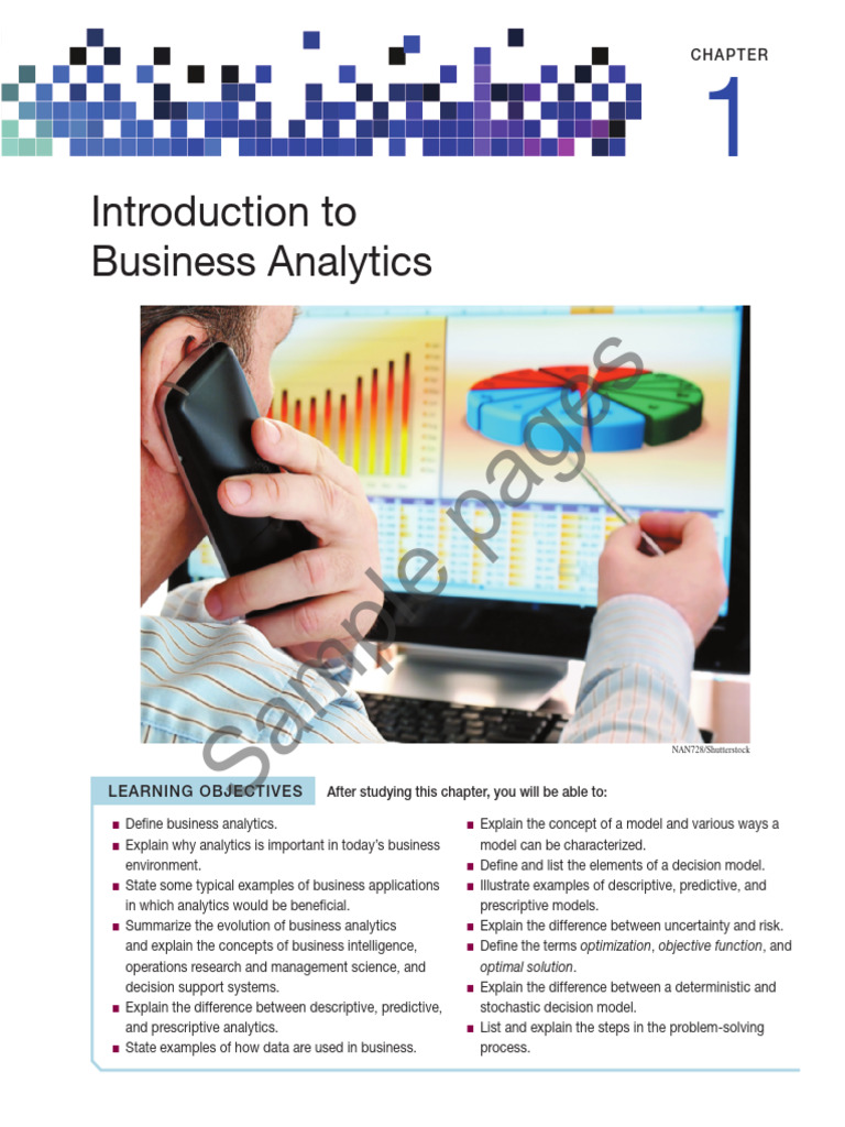 Sample Pages: Introduction To Business Analytics | PDF | Analytics | Business Intelligence