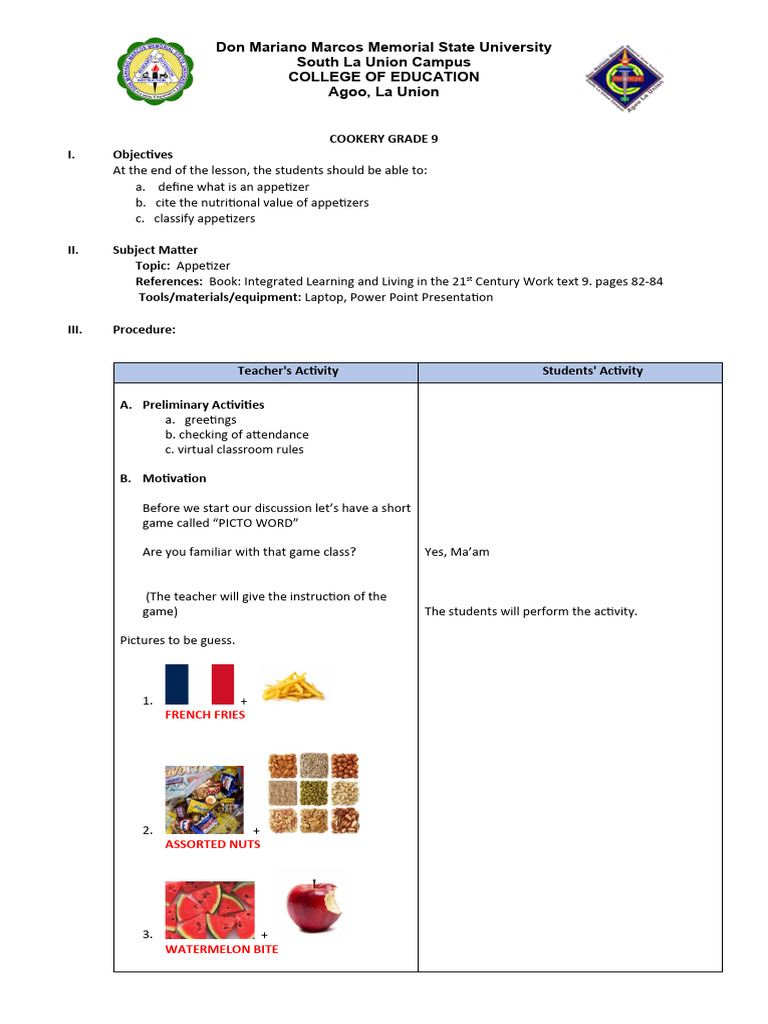 Btled-Lesson Plan-Arellano, Stephanie Shane S | PDF