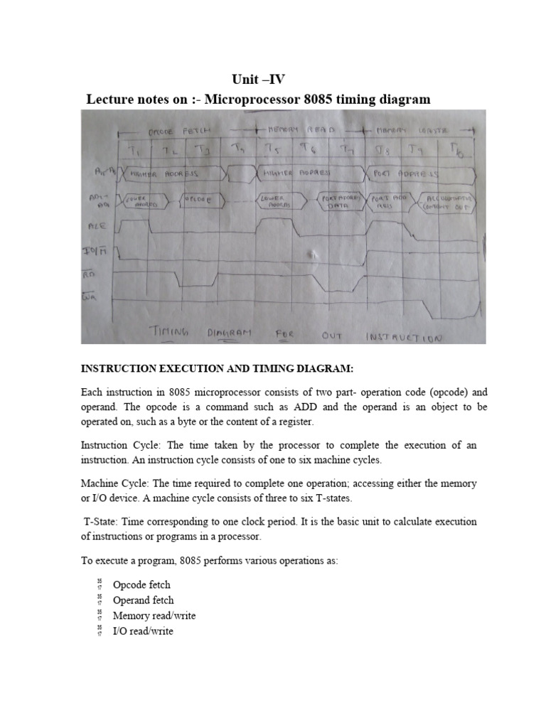 Ece Lecture Notes Dtm 4th Semester Pdf Central Processing Unit Inputoutput