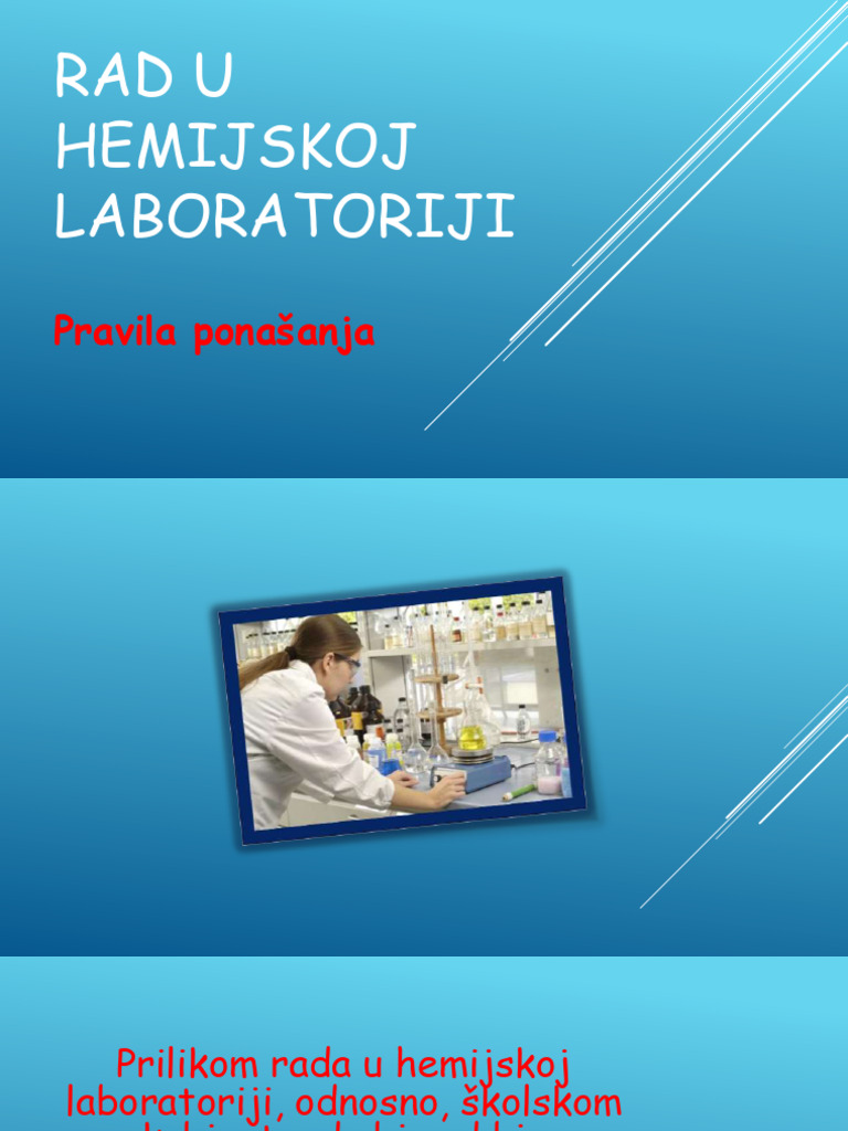 Rad U Laboratoriji | PDF