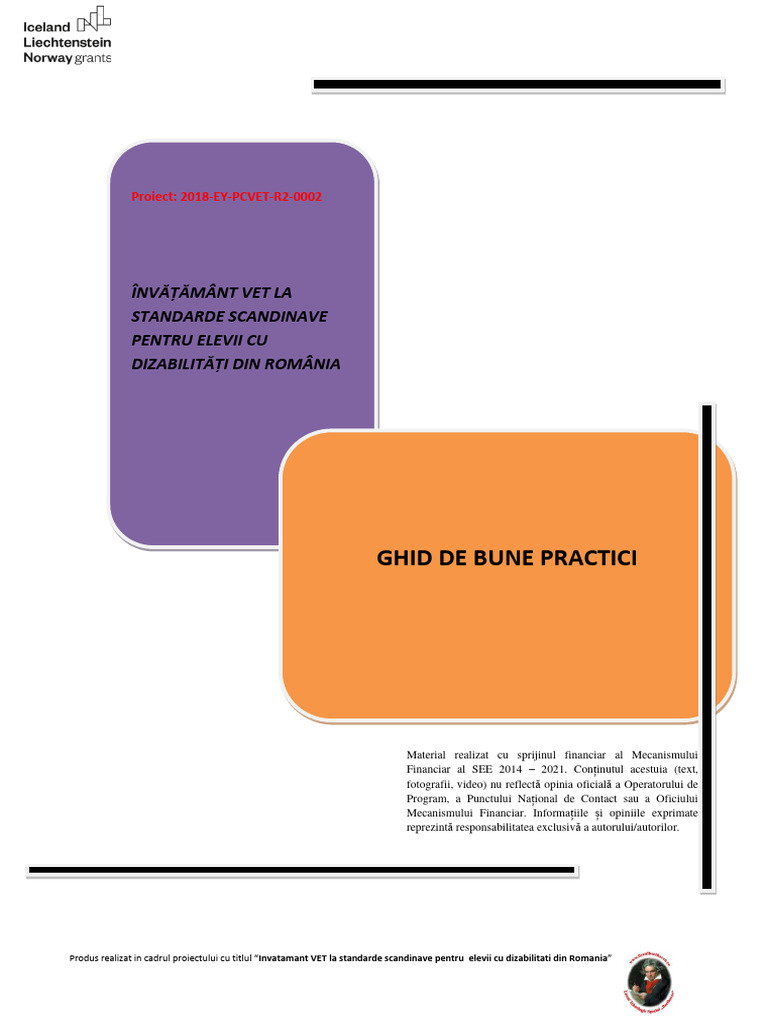 Ghid de Bune Practici Privind Vizita de Studiu Din Norvegia 1 | PDF
