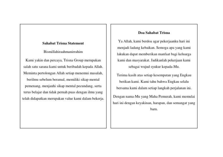 Teks Briefing Pagi PDF | PDF