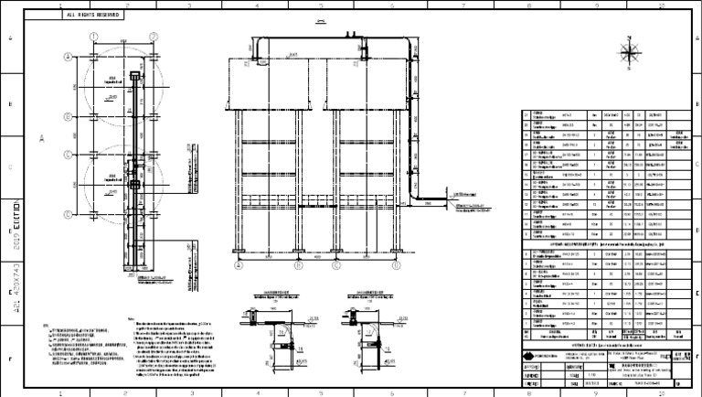 FA04211S-C0306-002+除灰综合管架布置安装图 (二) Layout and Installation Drawing of Ash Handing Integrated ...