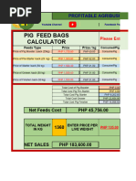 Pig Feeding Guidelines and Charts | PDF | Pig | Animals And Humans