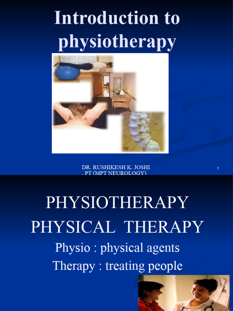 Introduction To Physiotherapy | PDF | Physical Therapy | Health Sciences
