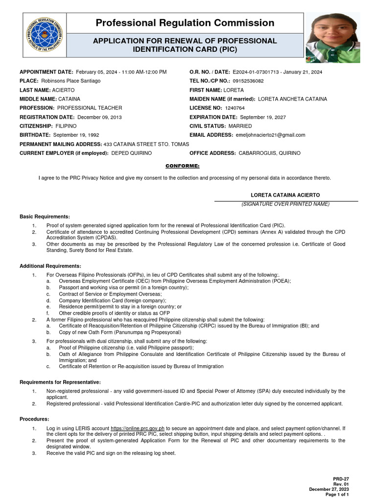 Renewal Form Reqm8vihlugu | PDF | Identity Document | International Law