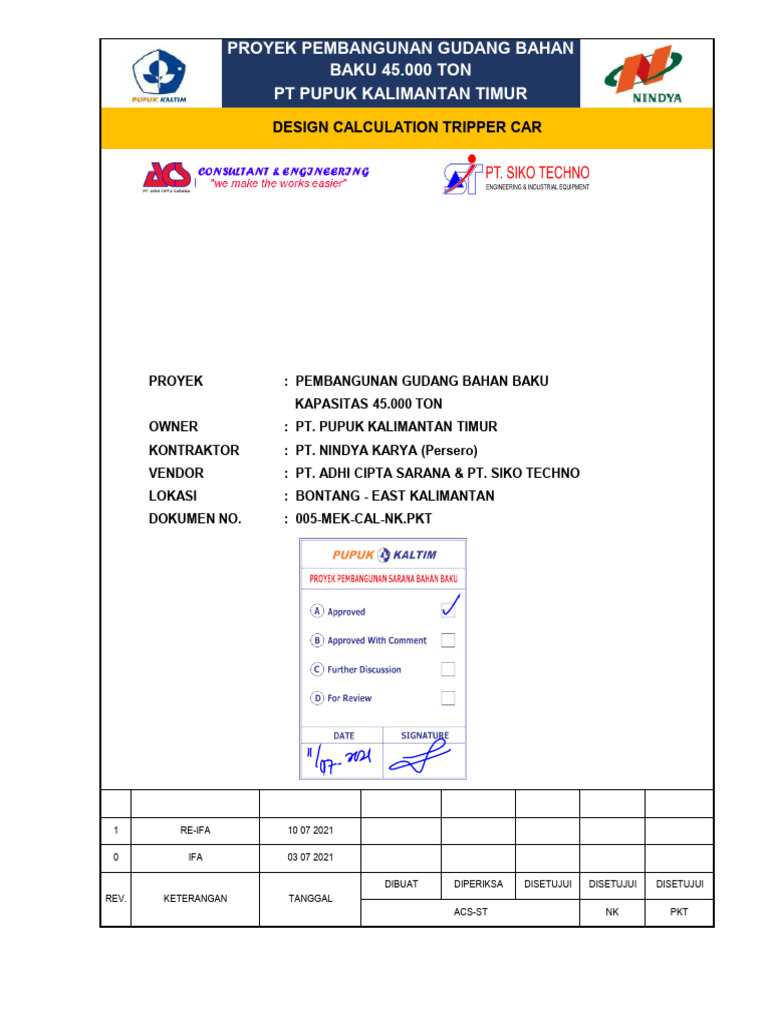 Tripper Car Design Calculation | PDF | Friction | Belt (Mechanical)