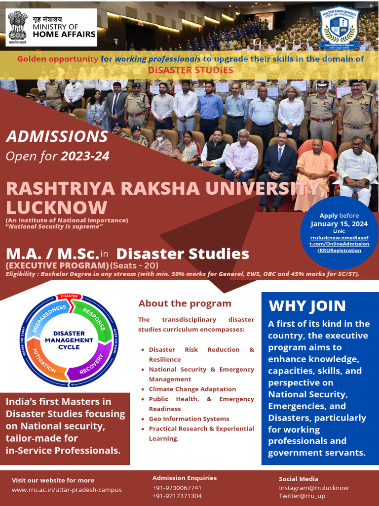 Disaster Studies Brochure | PDF | Emergency Management | Disaster Risk ...