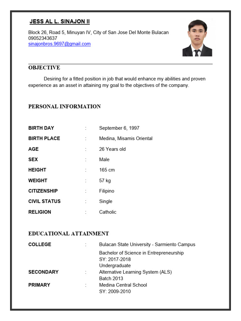 Welder Job Application Profile | PDF