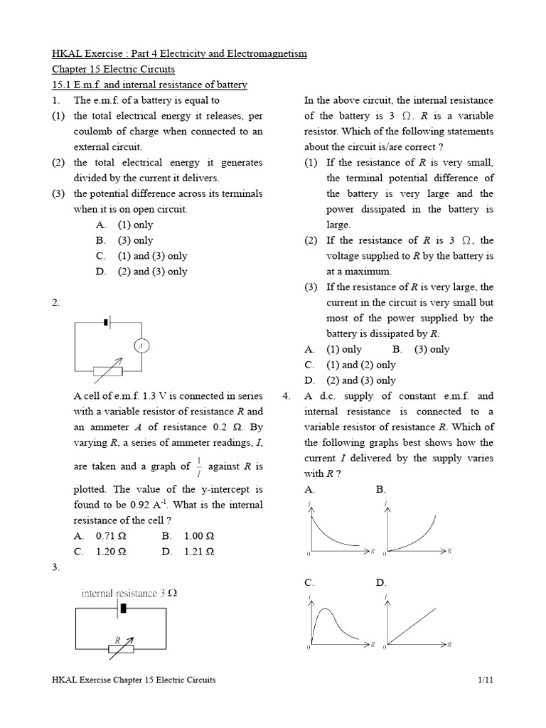 Electric Circuits & Kirchhoff's Law | PDF | Voltage | Electrical Conductor
