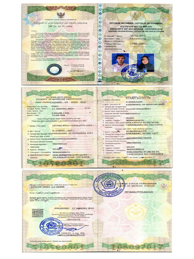 Buku Nikah | PDF