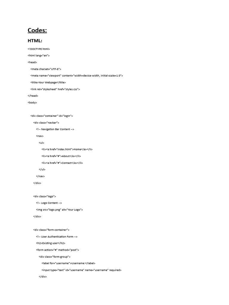 Bom Codes | PDF | Computing | World Wide Web