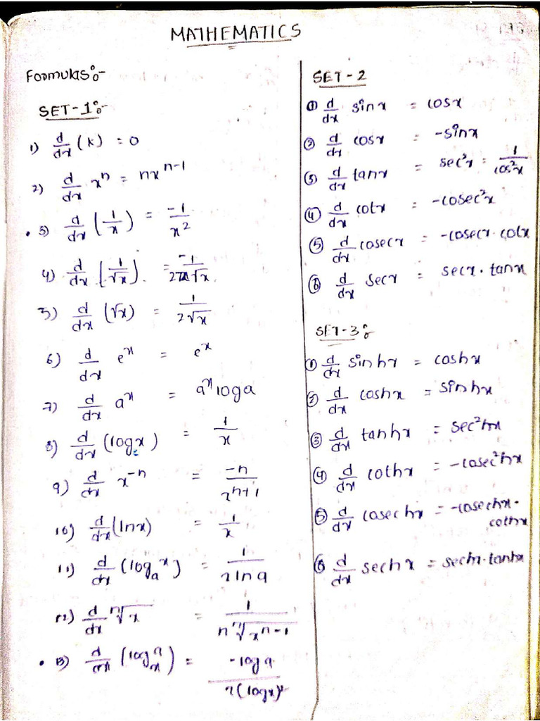 Maths 10th Notes 4 | PDF