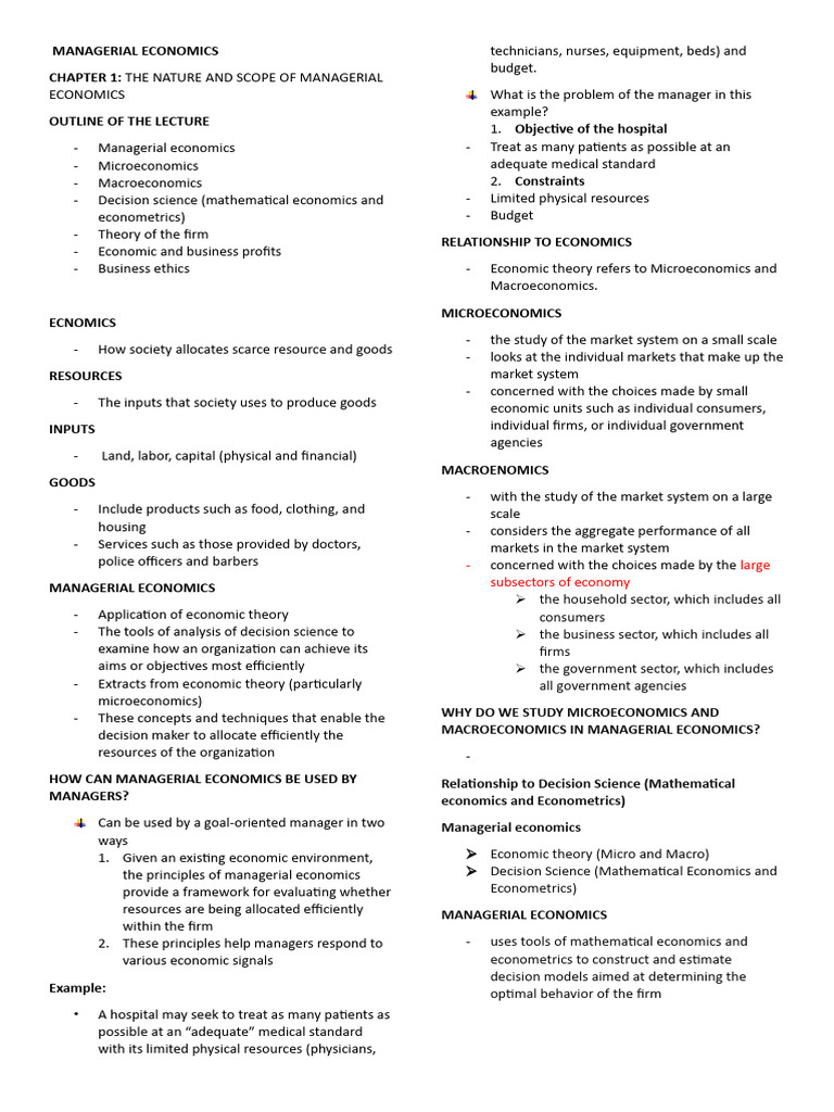 Managerial Economics | PDF