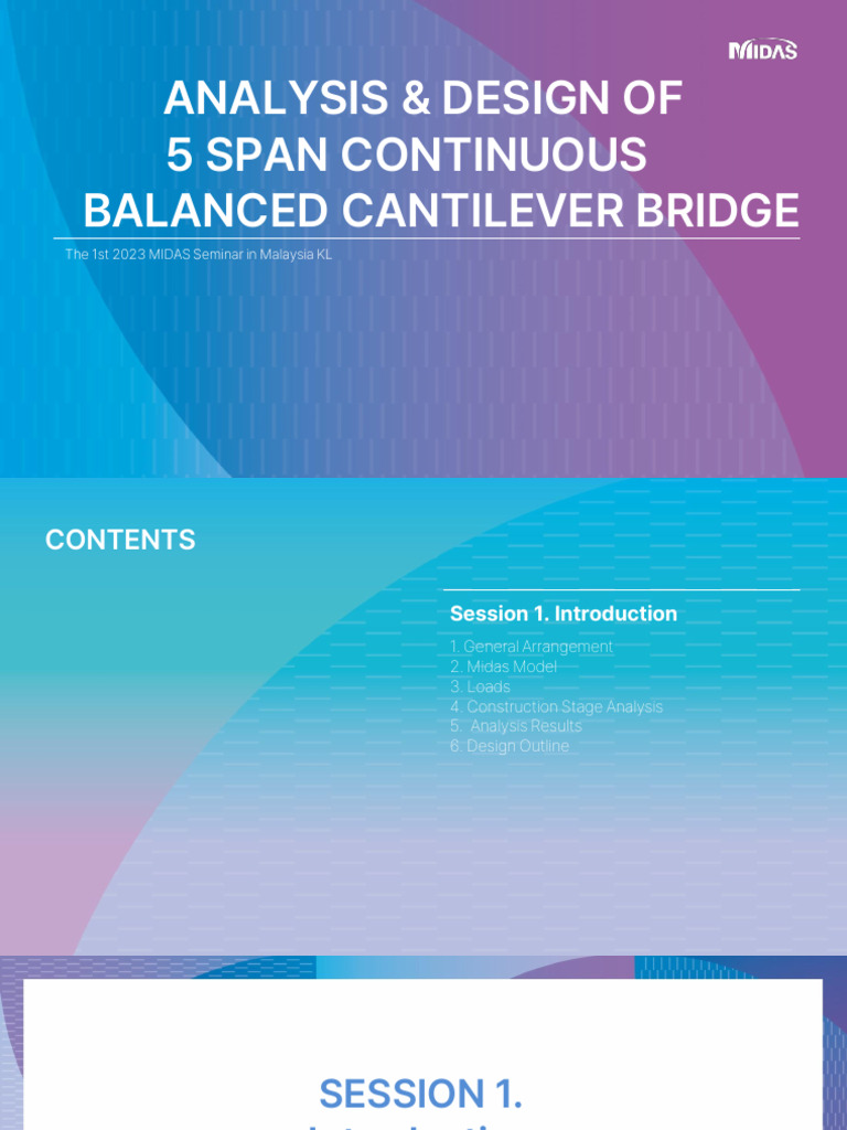 02 Analysis and Design of Cantilever Bridge Using Midas Civil - Chundi ...