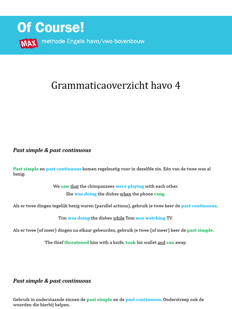 Past Simple vs. Past Continuous Guide | PDF