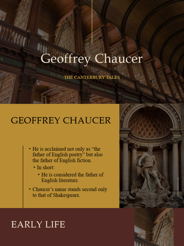 Geoffrey Chaucer | PDF | The Canterbury Tales | Geoffrey Chaucer