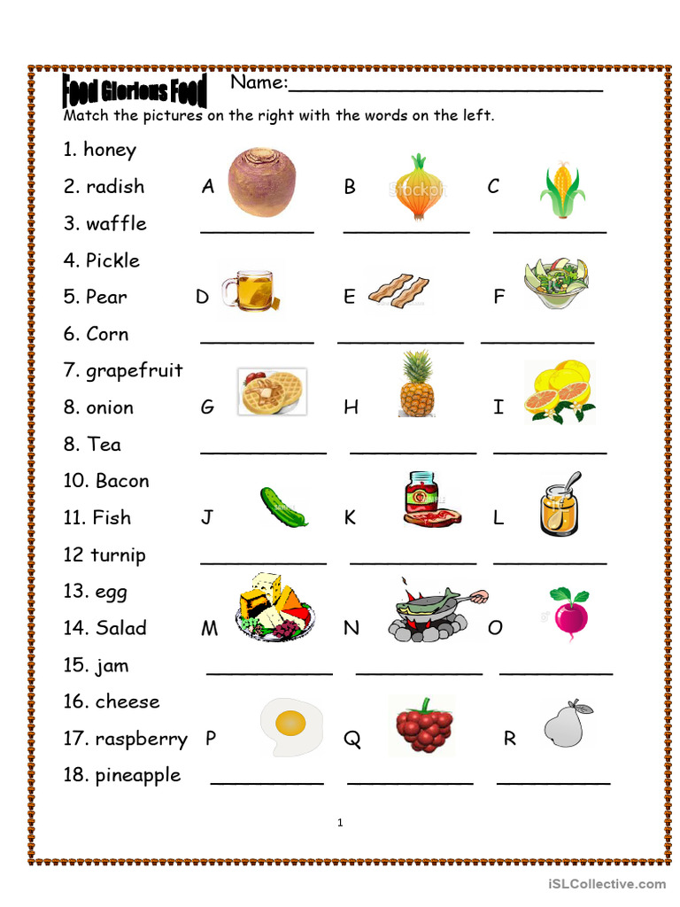 Food Glorious Food | PDF