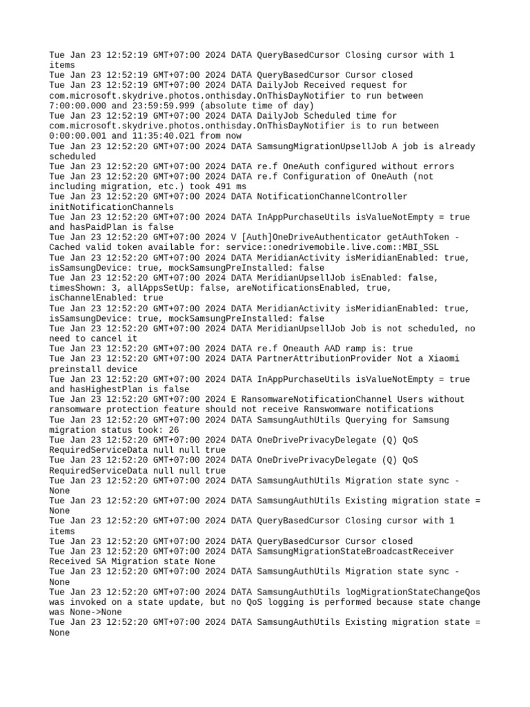 Current Log | PDF | Online And Offline | Cache (Computing)