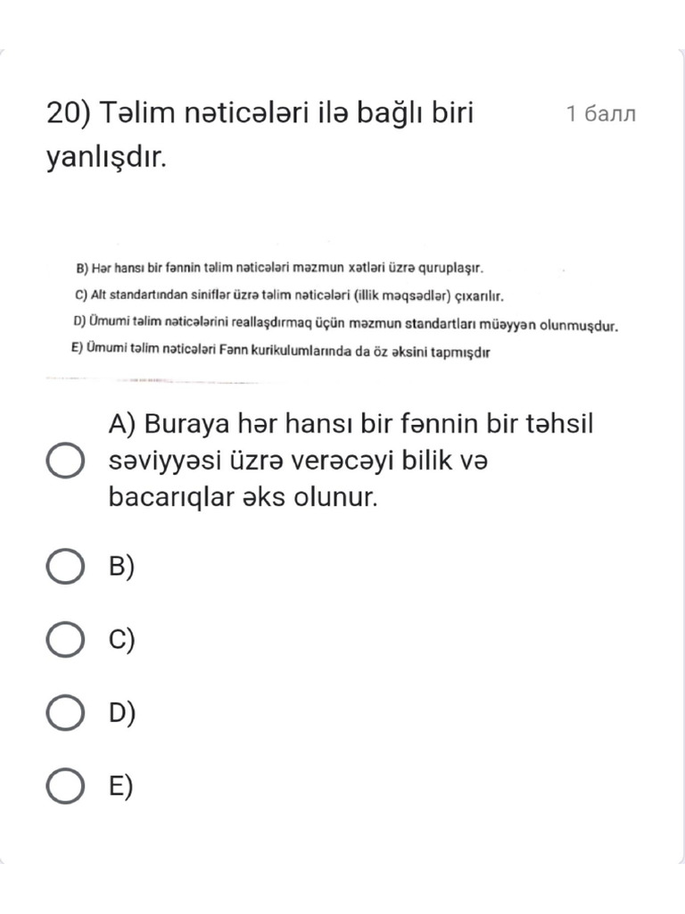 Kurikulum Sinaq 7 | PDF