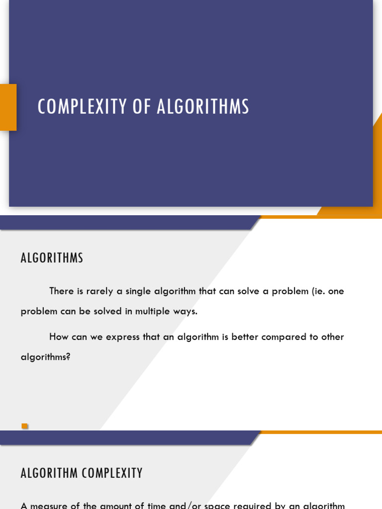 Complexity of Algorithms | Download Free PDF | Time Complexity | Theoretical Computer Science