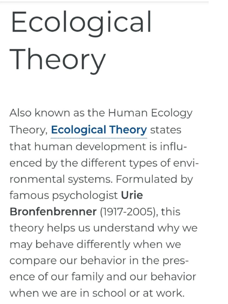 Ecological | PDF
