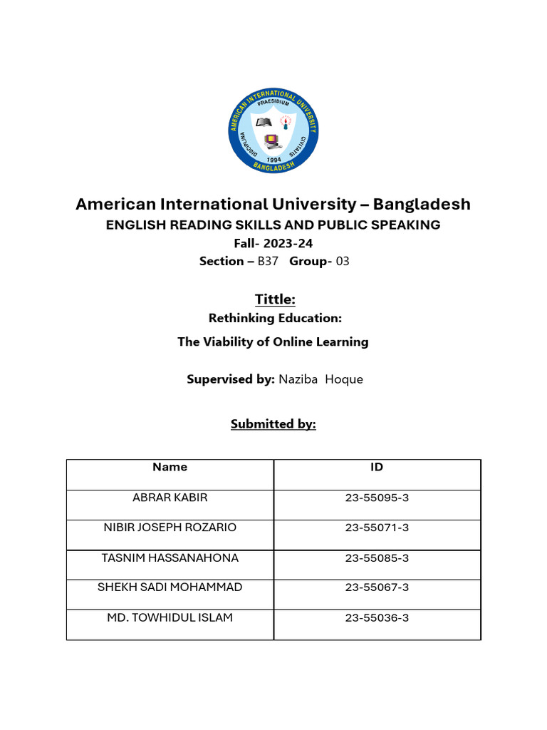 Group 3 Presentation No - 2-1 | PDF
