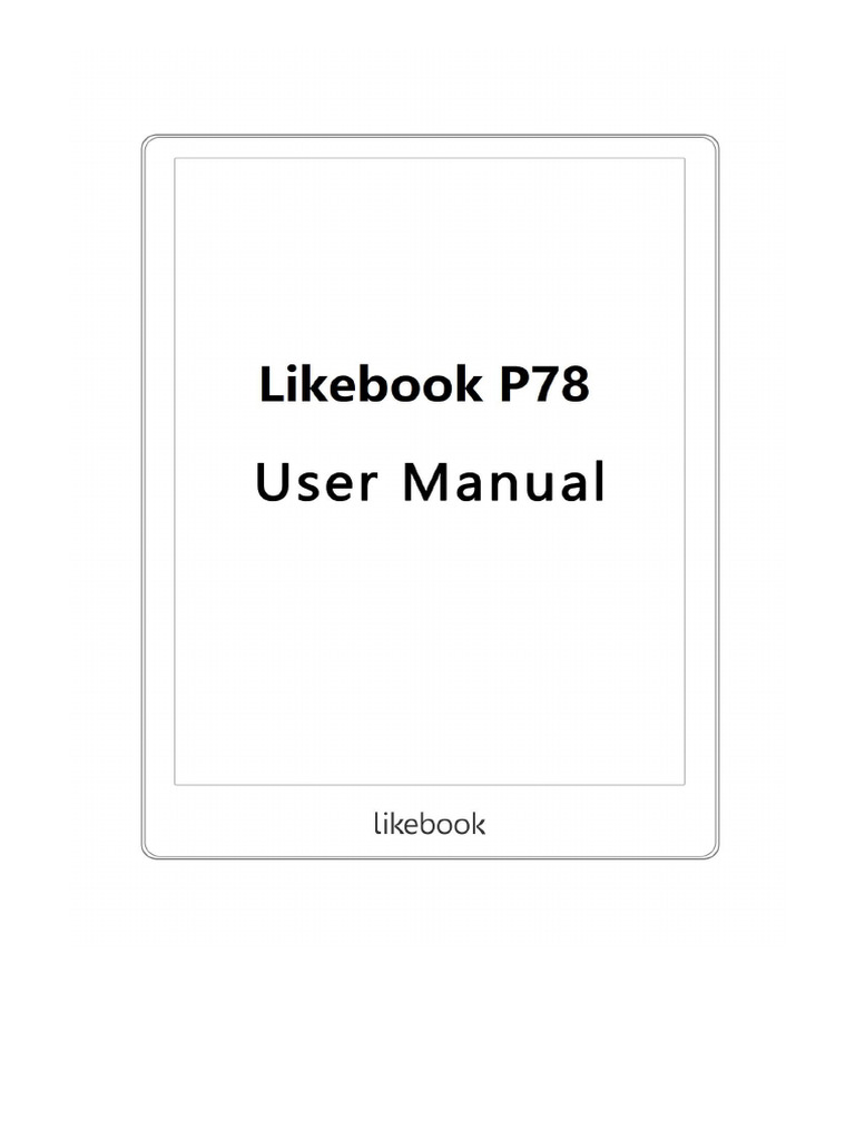 Likebook p78 Manual | PDF | Computer File | Icon (Computing)