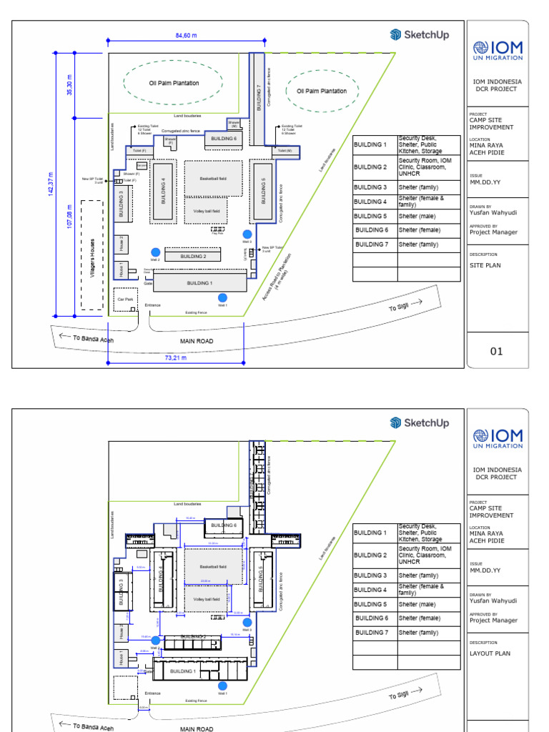 WASH Infrastructure Drawing | PDF | Concrete | Composite Material
