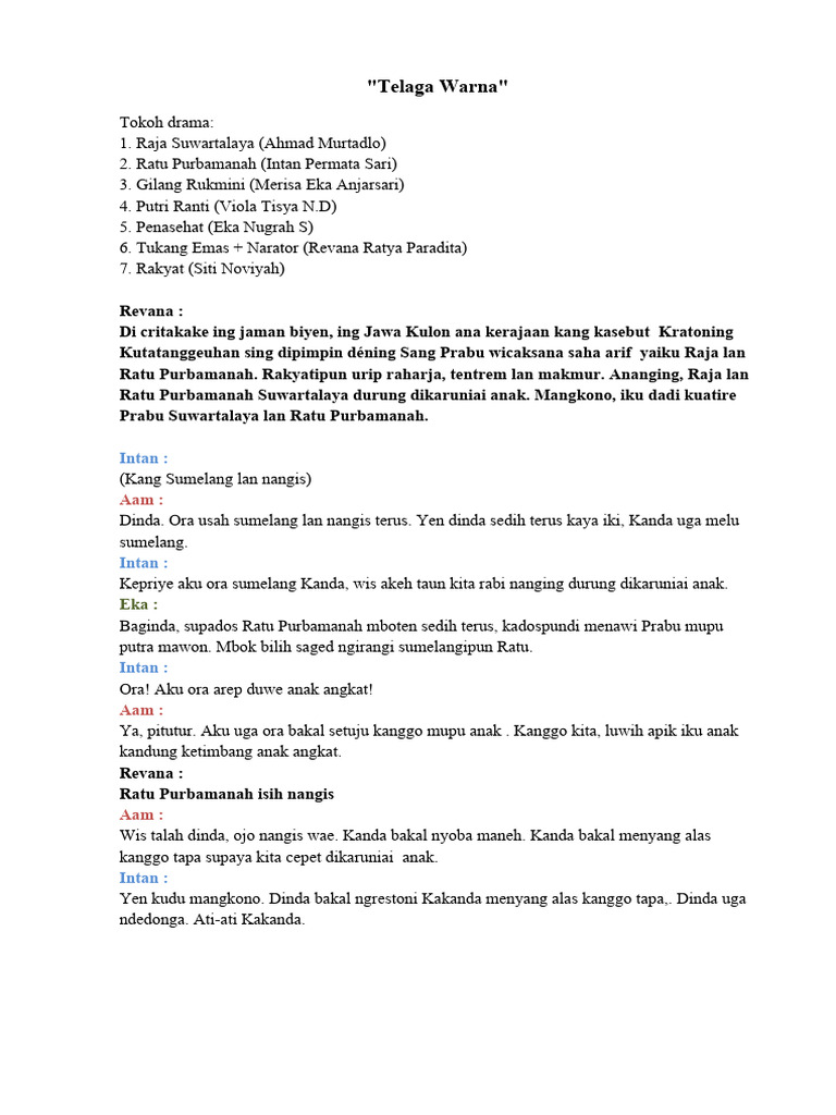 Drama BJW Wa0001 | PDF