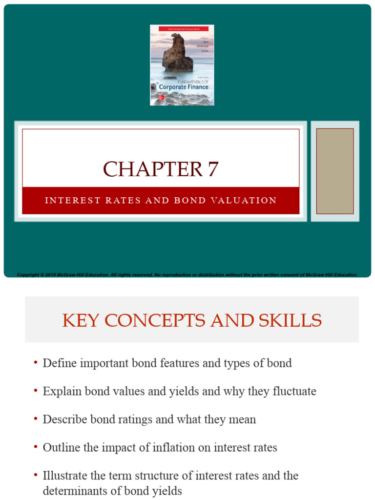 Ross 12e PPT Ch07 | PDF | Bonds (Finance) | Yield (Finance)