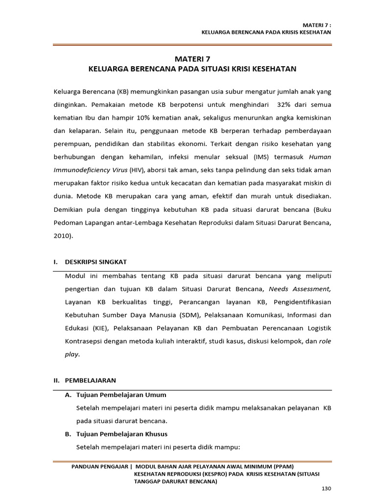 Modul Dosen - Materi 7 | PDF