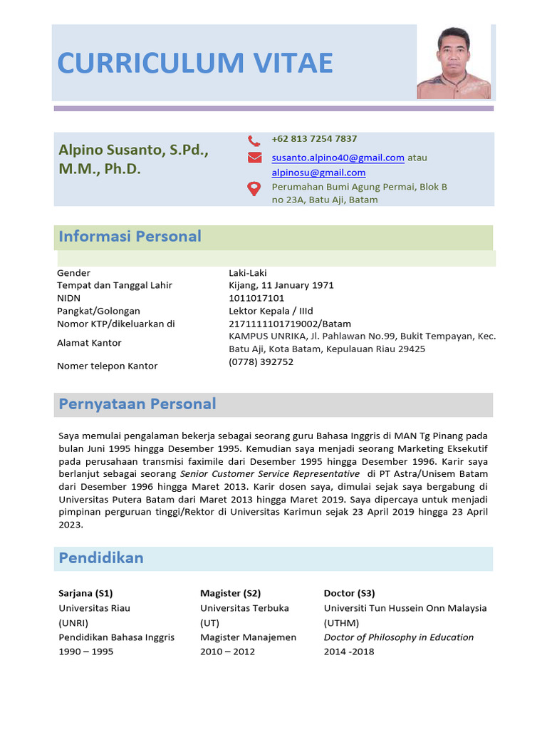 CV Alpino Aug 2023 | PDF