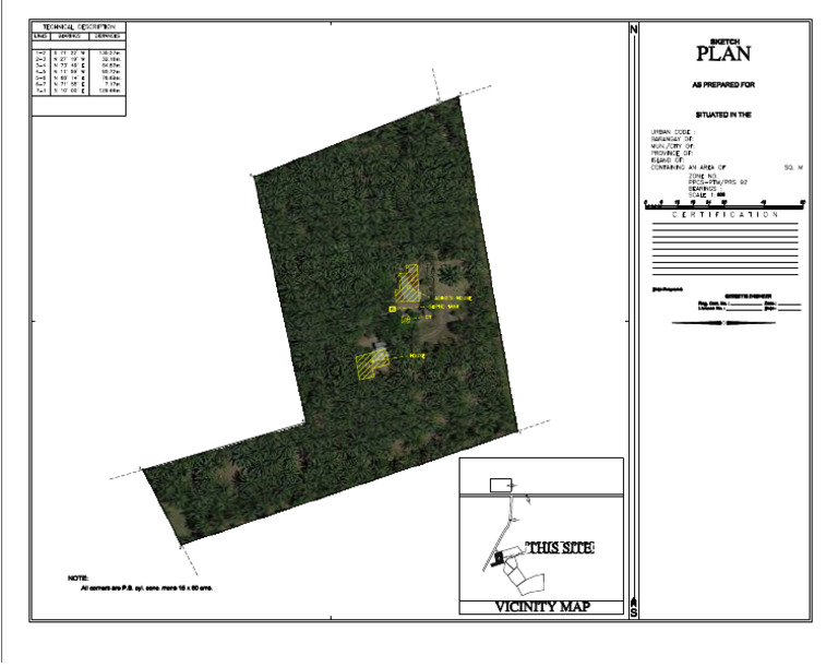 Sketch Plan Sample | PDF