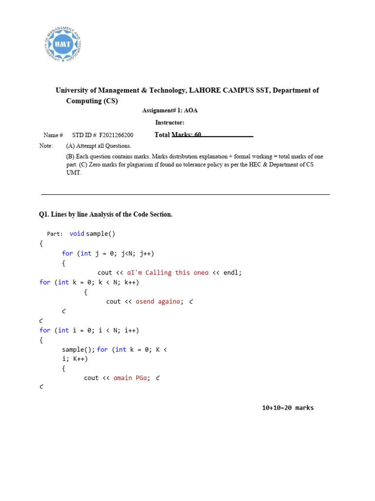 Assignment #1 | PDF | Computer Programming | Software Engineering